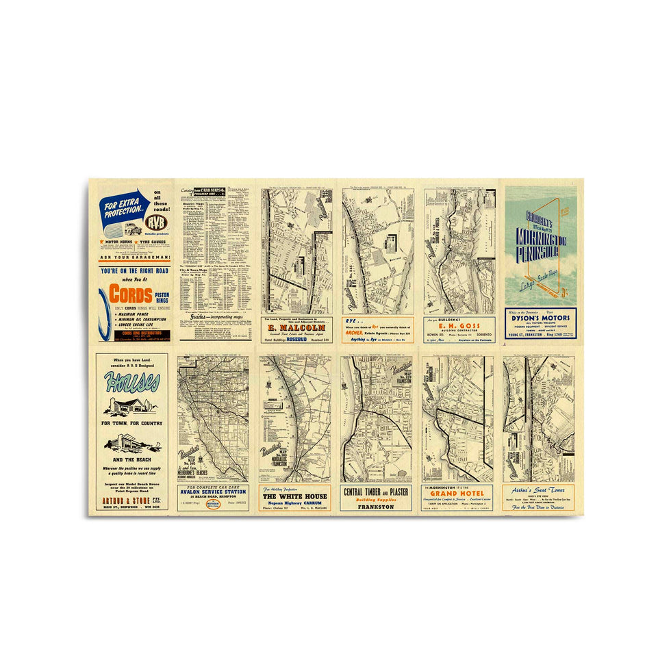 Rosebud, Victoria Vintage Maps