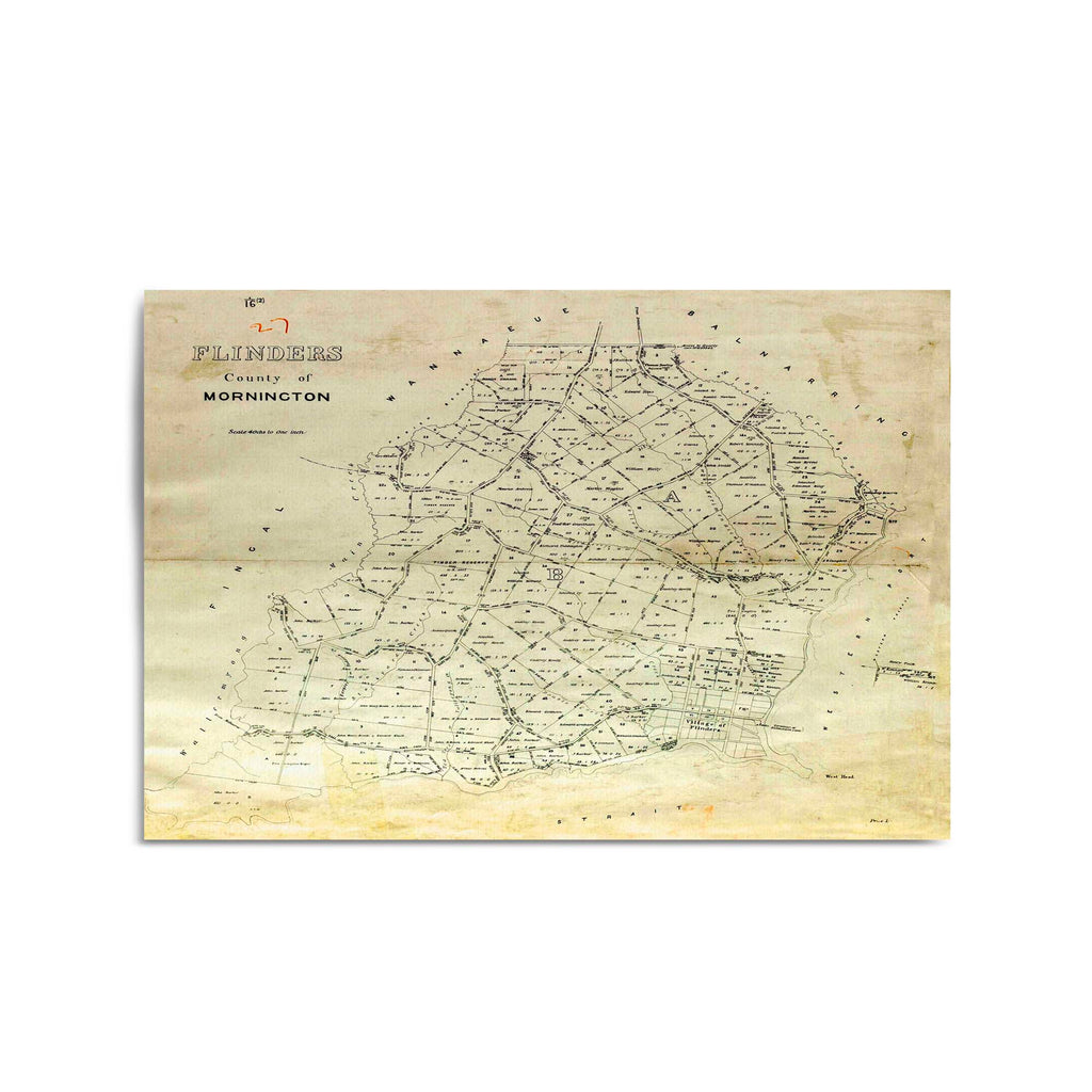 Flinders, Victoria Vintage Maps