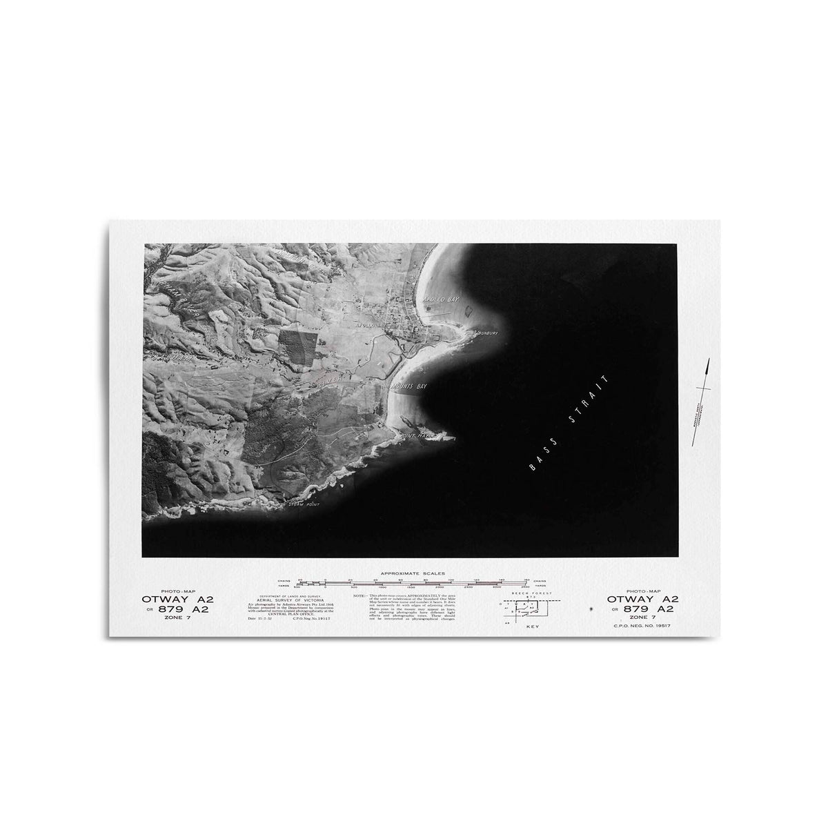 1952 Vintage Map of Apollo Bay, Victoria Australia – Vintage Maps