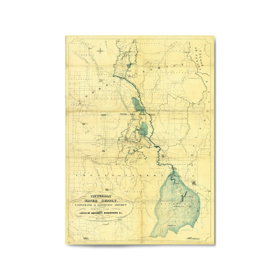 Trentham, Victoria Vintage Maps