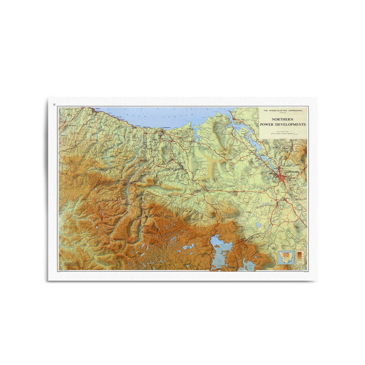 1963 Map of Launceston, Davenport & Surrounds, Tasmania – Vintage Maps
