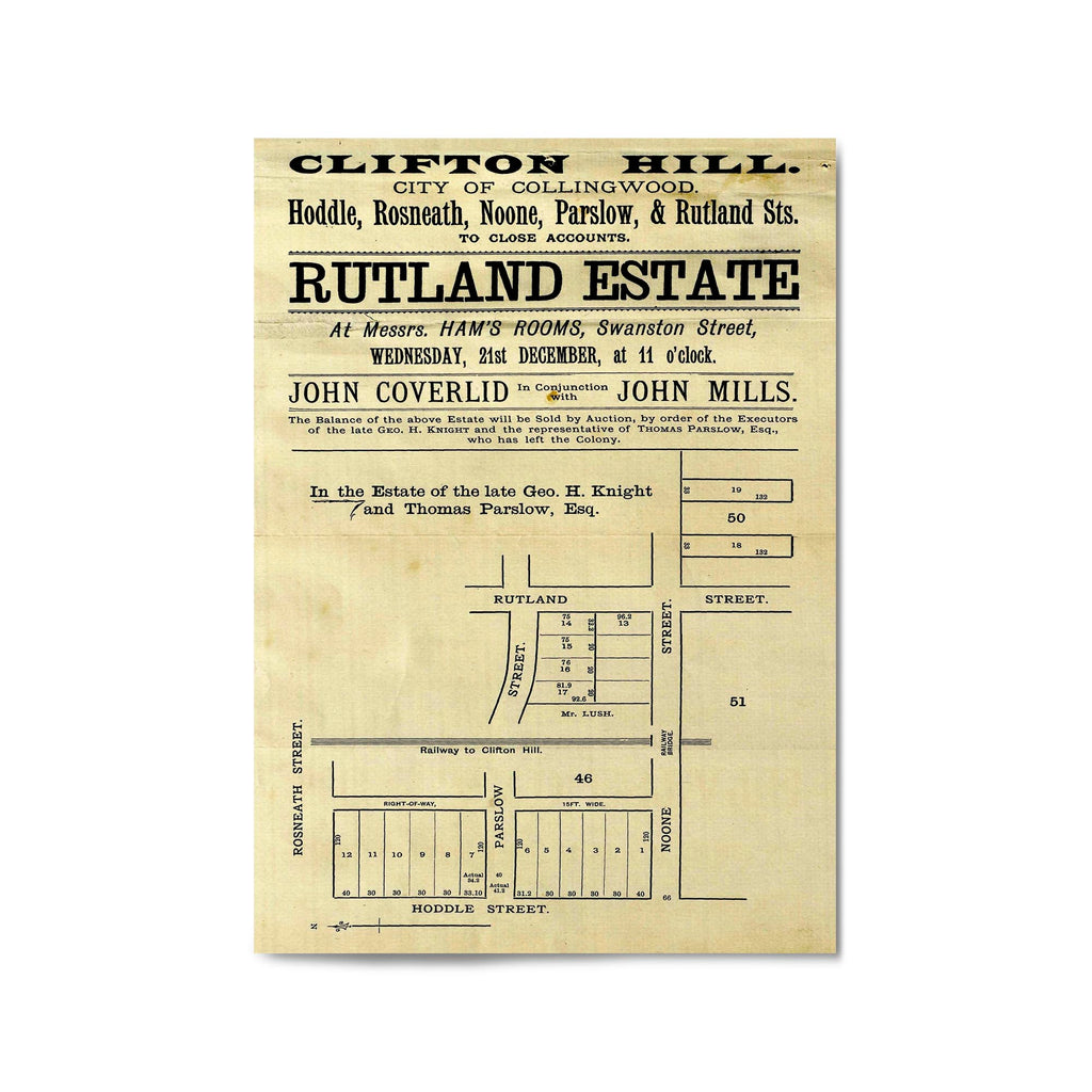 Clifton Hill, Victoria Vintage Maps