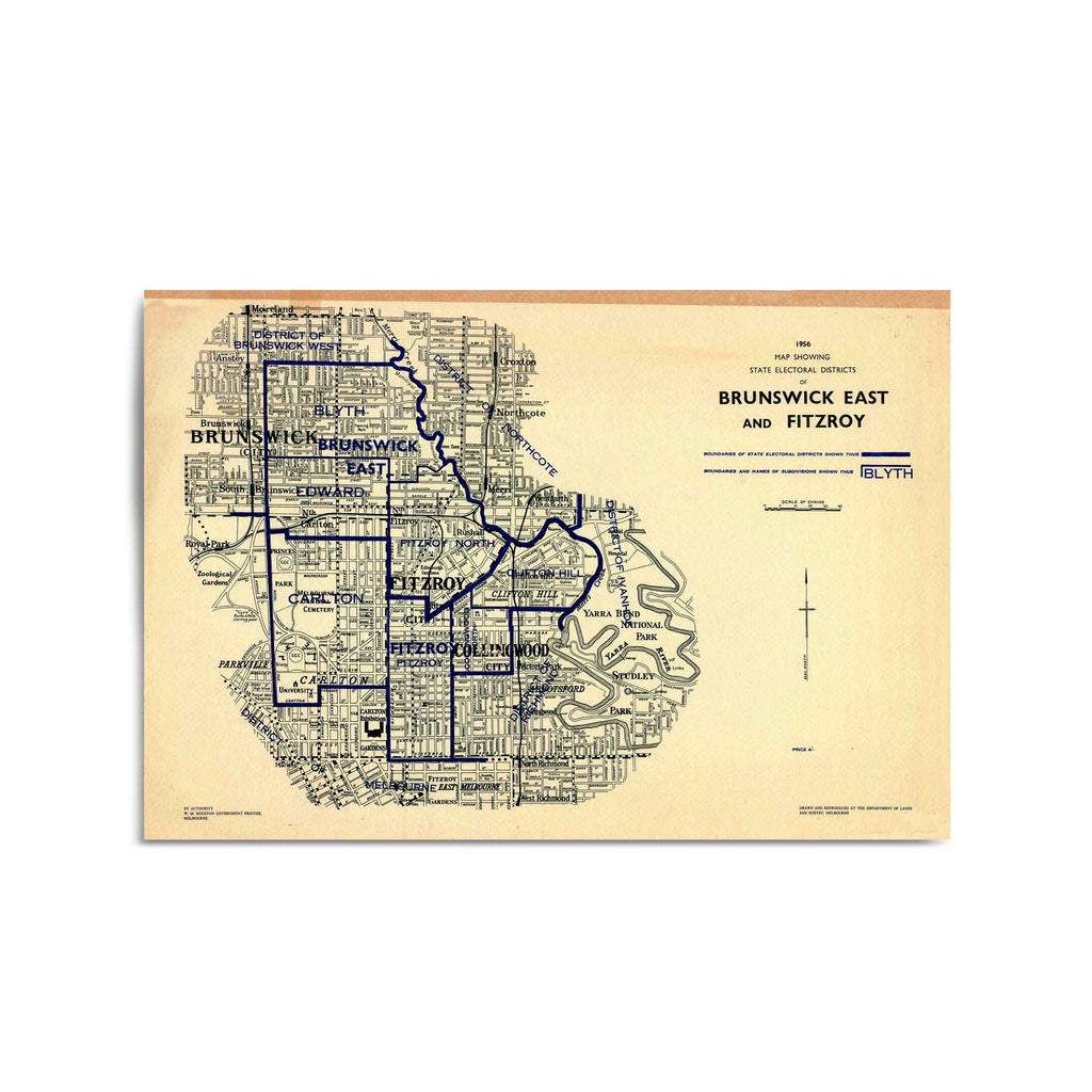 Brunswick, Victoria Vintage Maps