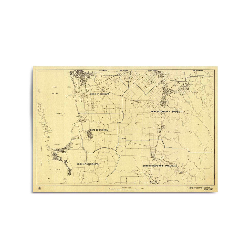 Vintage Maps of Western Australia