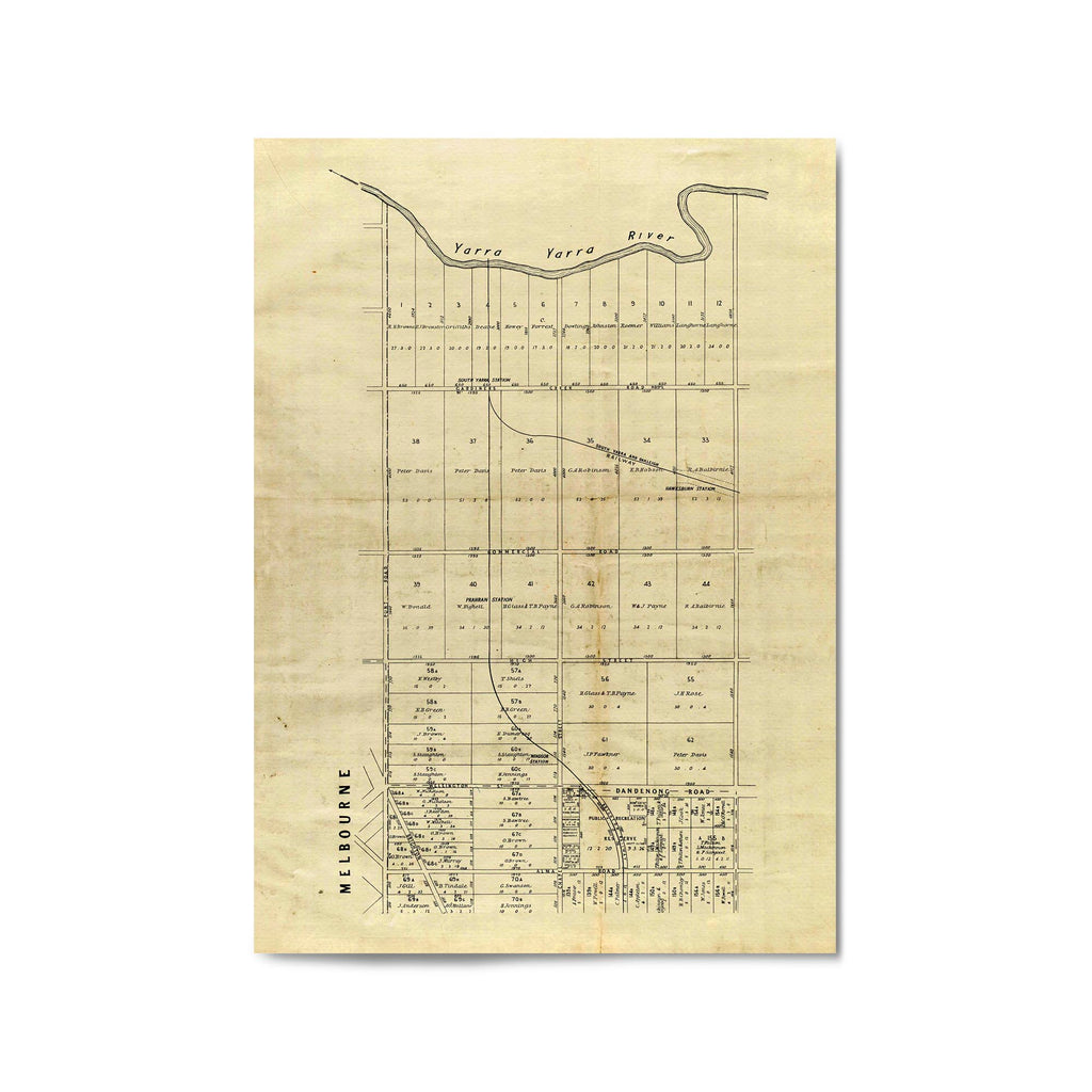 Armadale, Victoria Vintage Maps