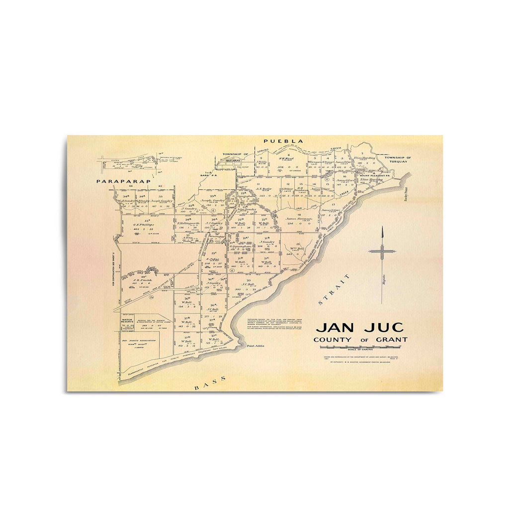 Jan Juc, Victoria Vintage Maps