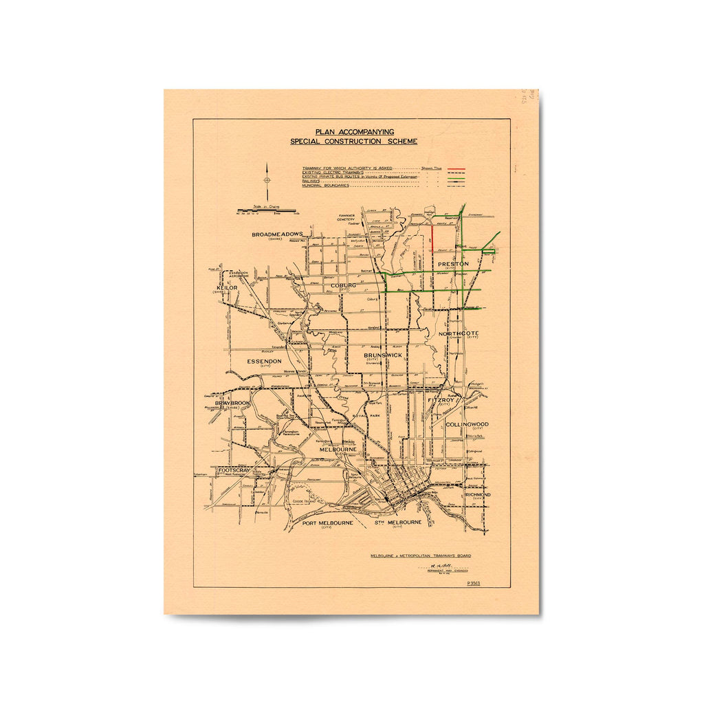 Vintage Maps of Footscray, Victoria