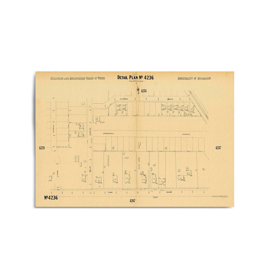 Cheltenham, Victoria Vintage Maps
