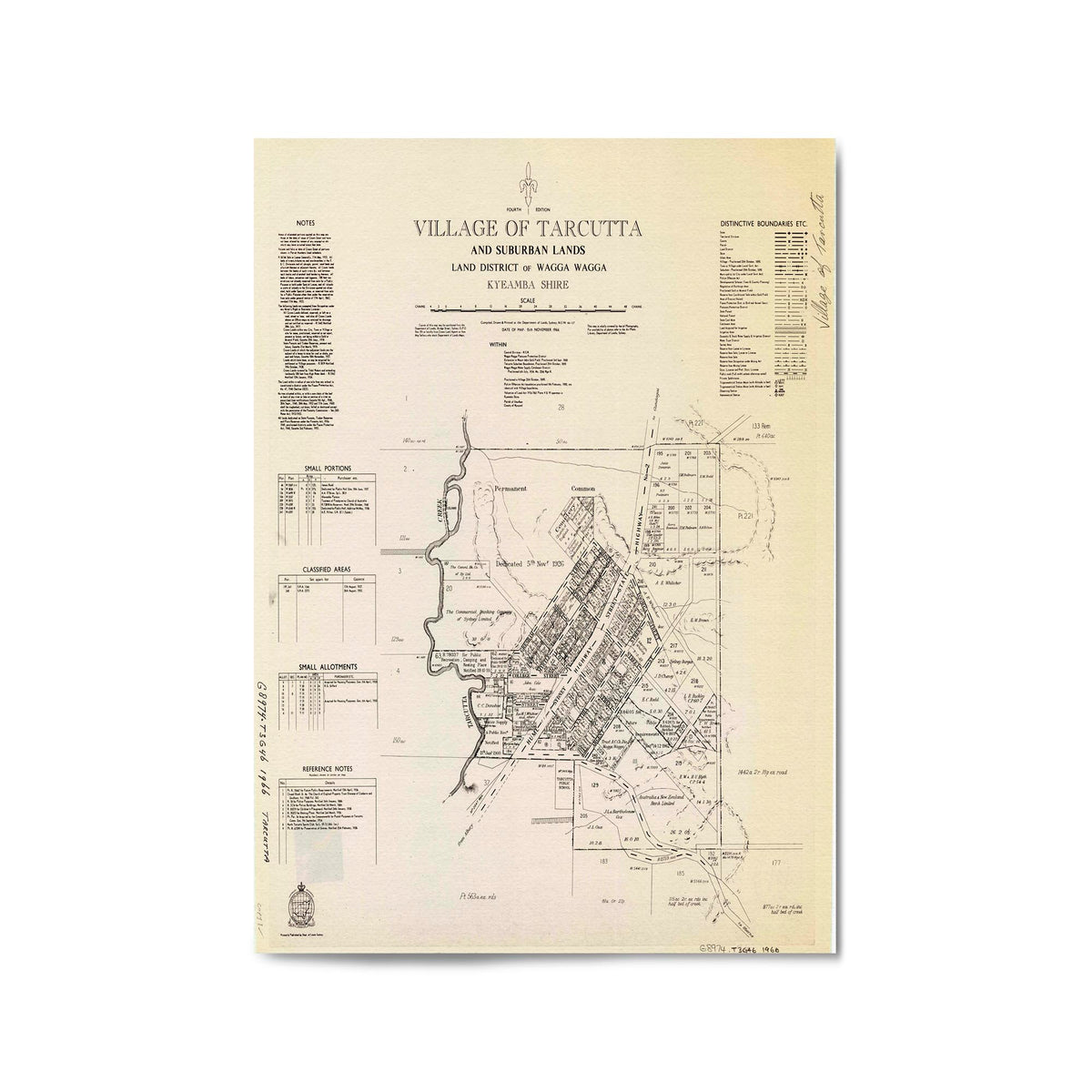 1966 Map of Tarcutta, New South Wales – Vintage Maps