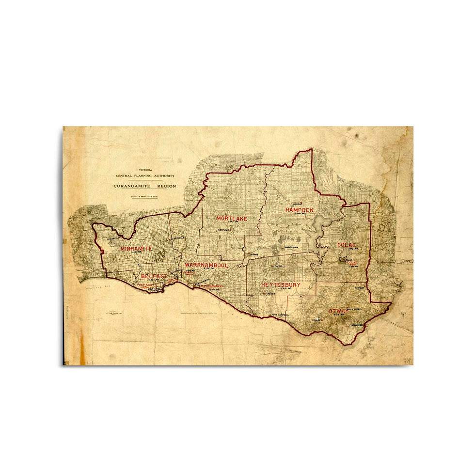 Colac, Victoria Vintage Maps