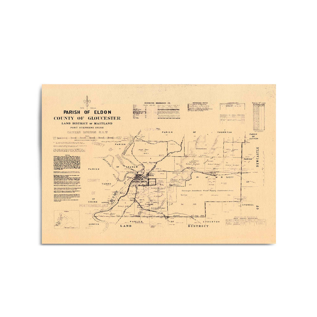 Maps of Raymond Terrace, New South Wales – Vintage Maps