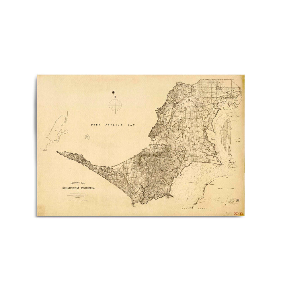 Rosebud, Victoria Vintage Maps