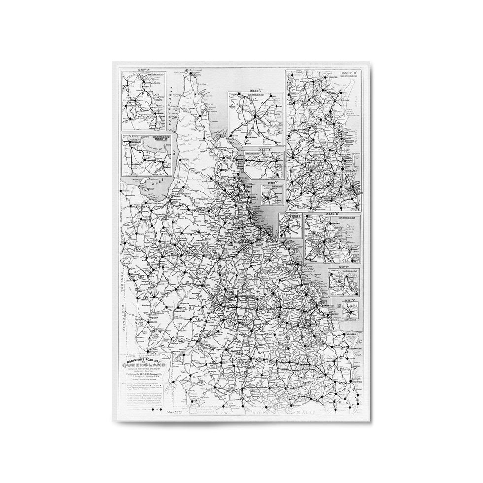 Maps of Queensland – Vintage Maps
