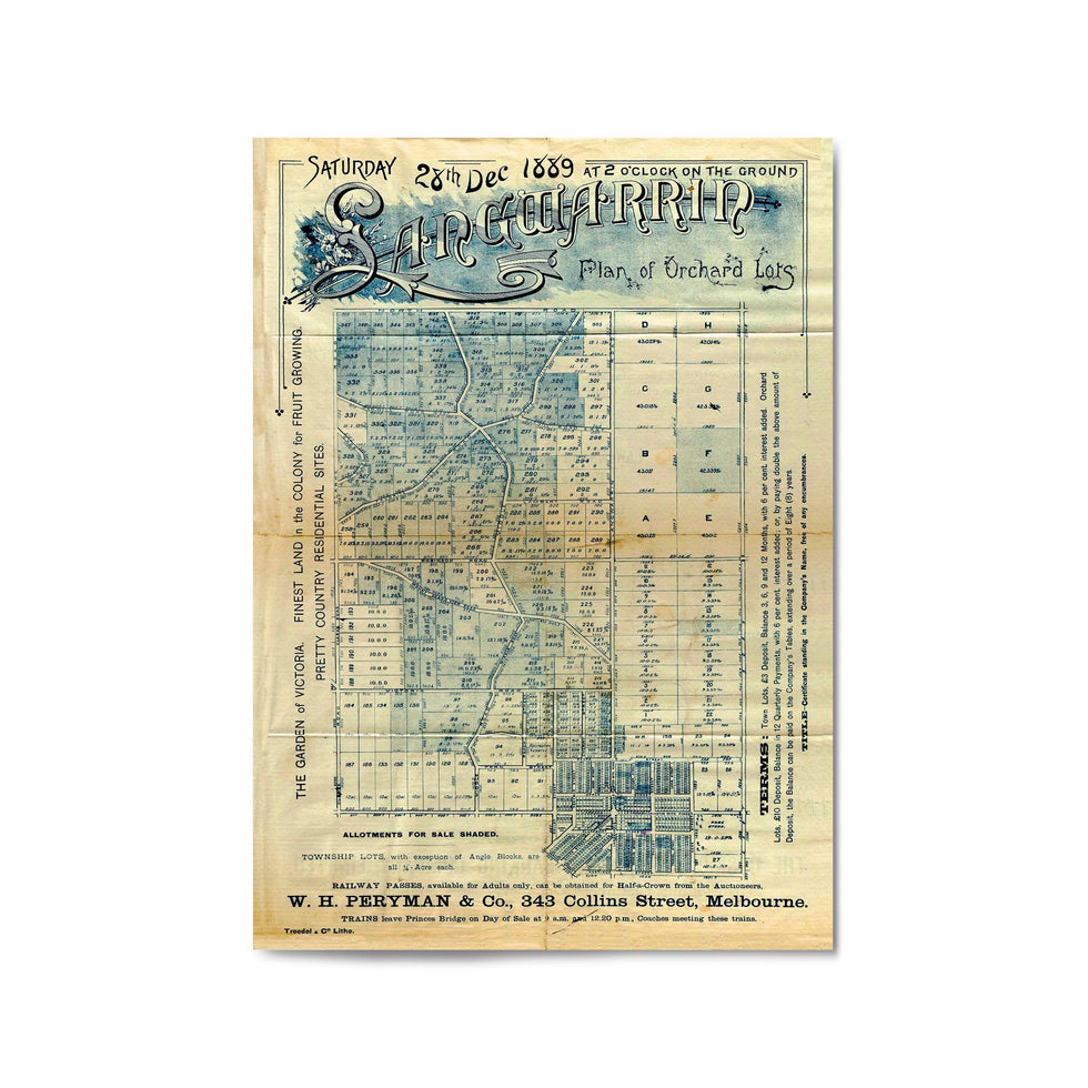 Langwarrin, Victoria Vintage Maps