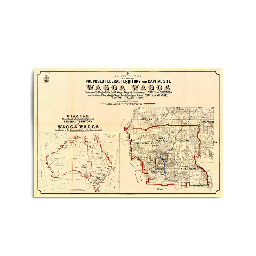 Maps of Wagga Wagga, New South Wales – Vintage Maps