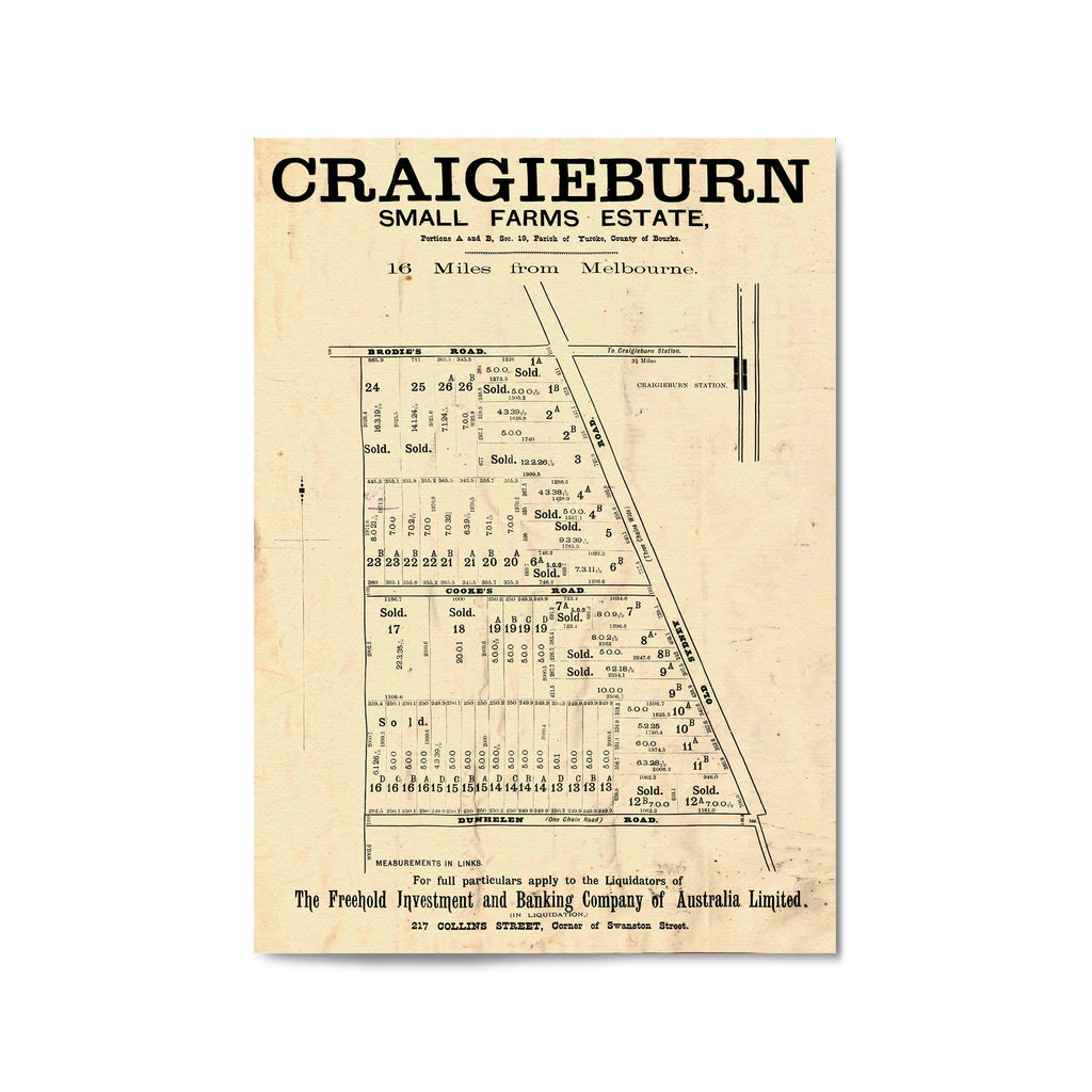 Craigieburn, Victoria Vintage Maps