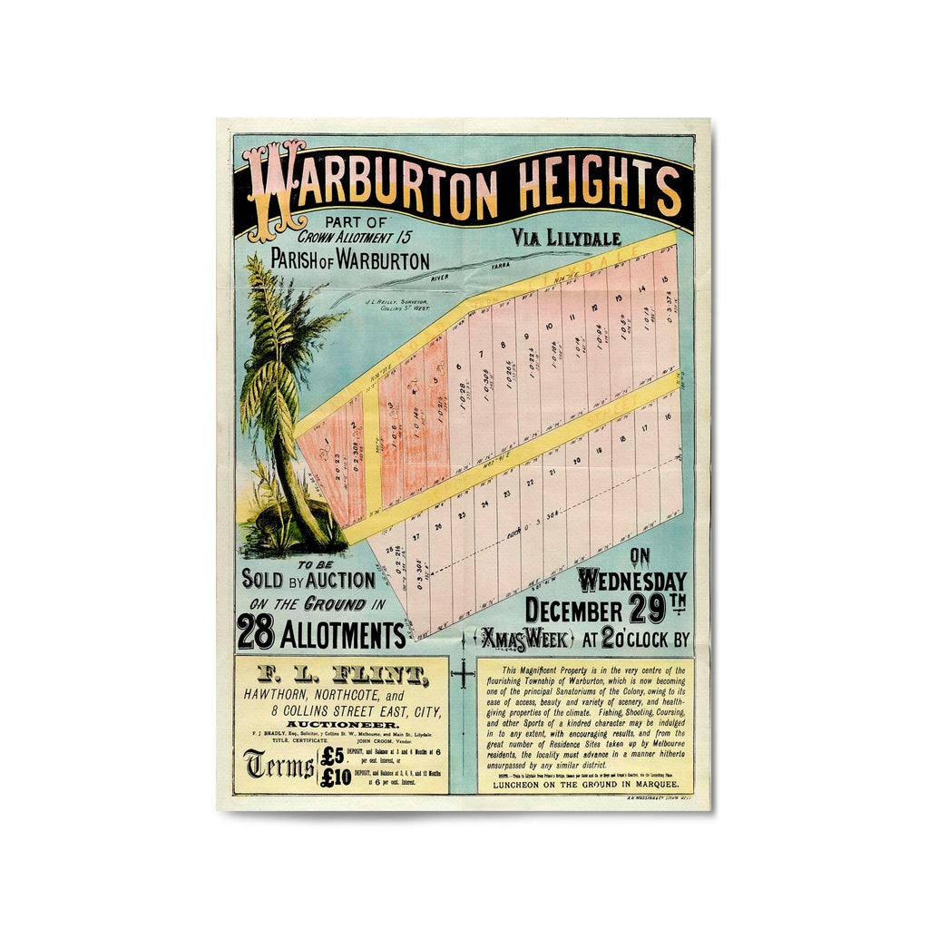 Warburton, Victoria Vintage Maps