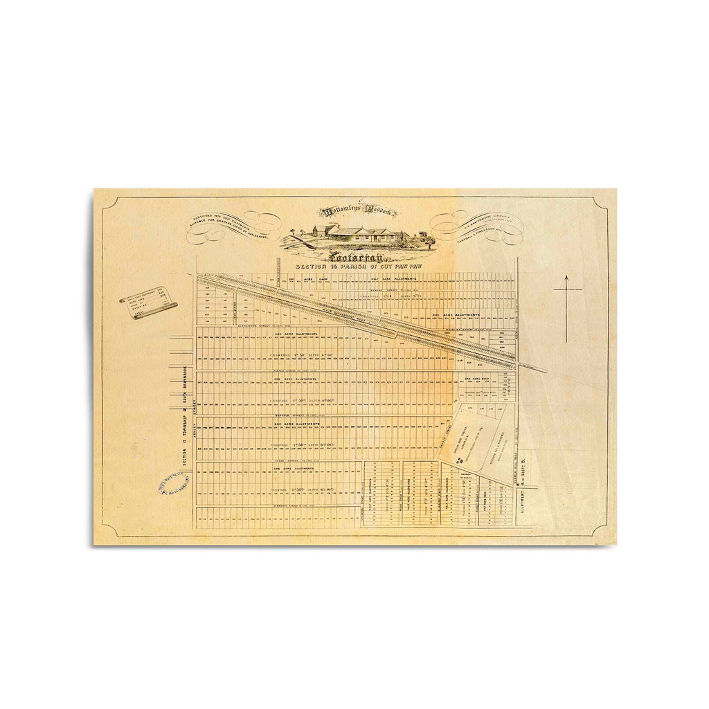 Footscray, Victoria Vintage Maps