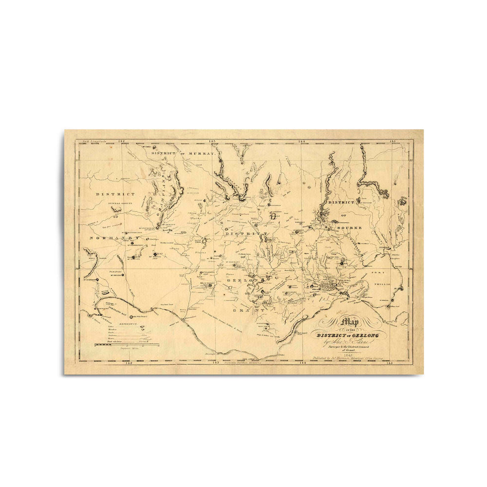 Colac, Victoria Vintage Maps