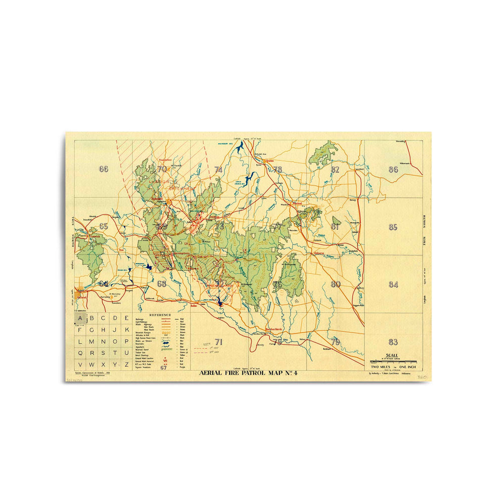Trentham, Victoria Vintage Maps