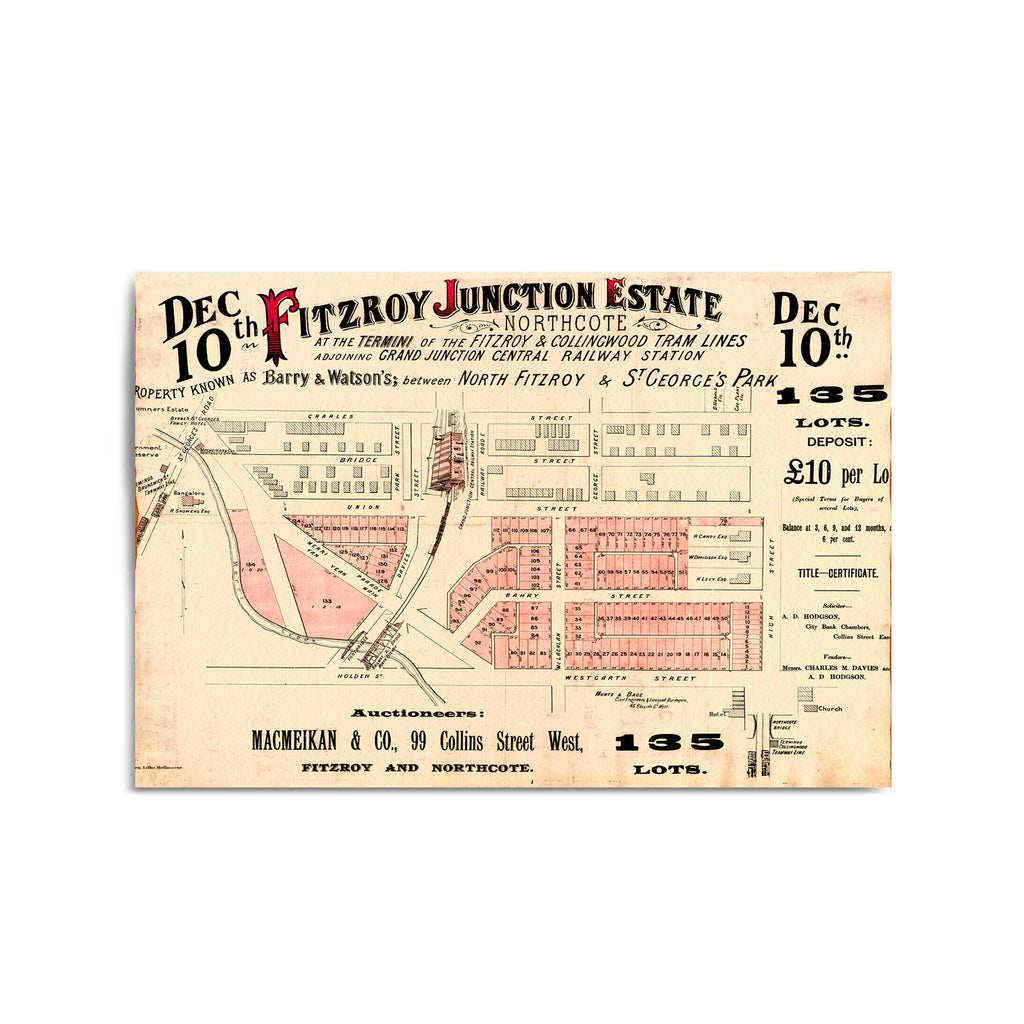 Northcote, Victoria Vintage Maps