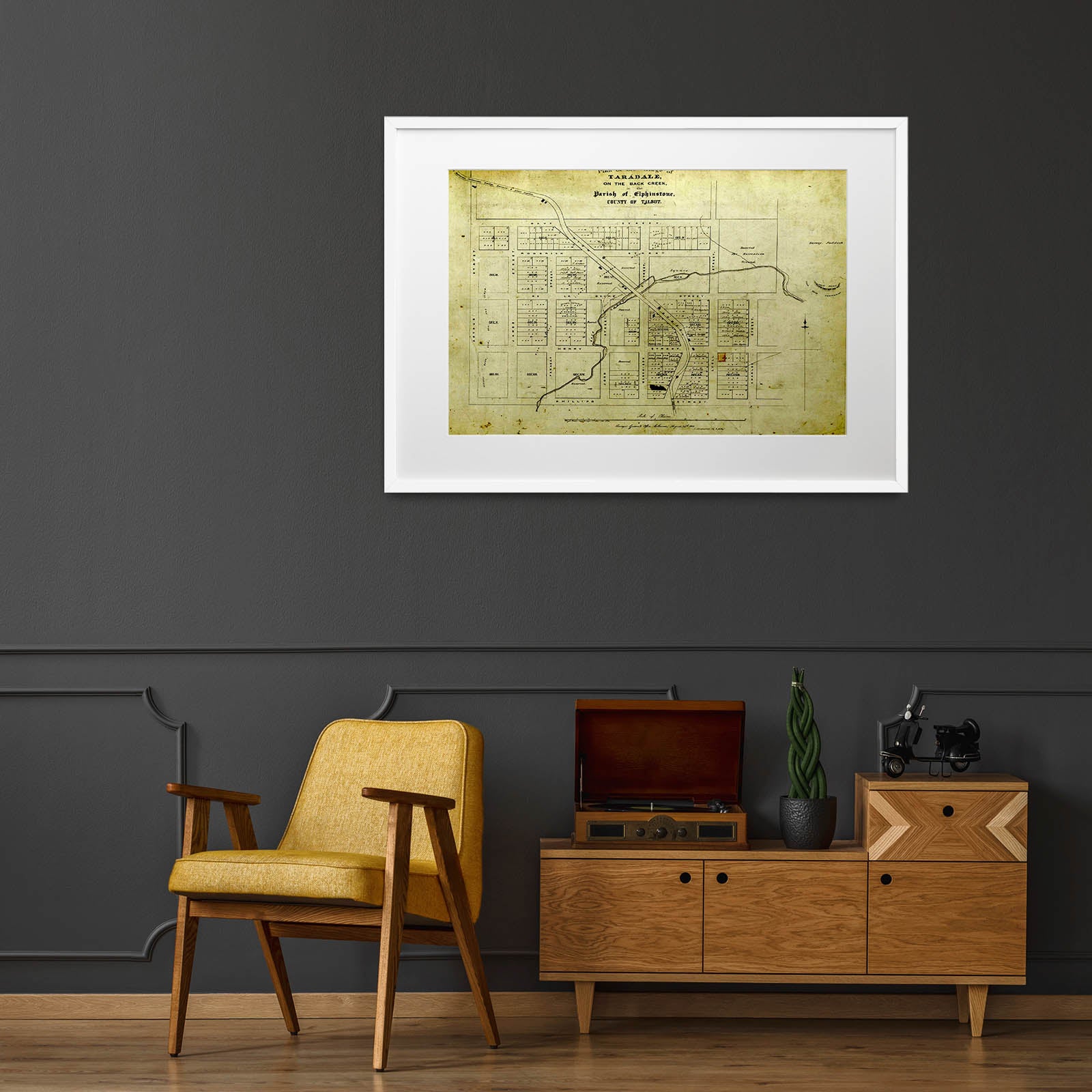 Taradale, Victoria Australia Vintage Map #2 (1855) – Vintage Maps