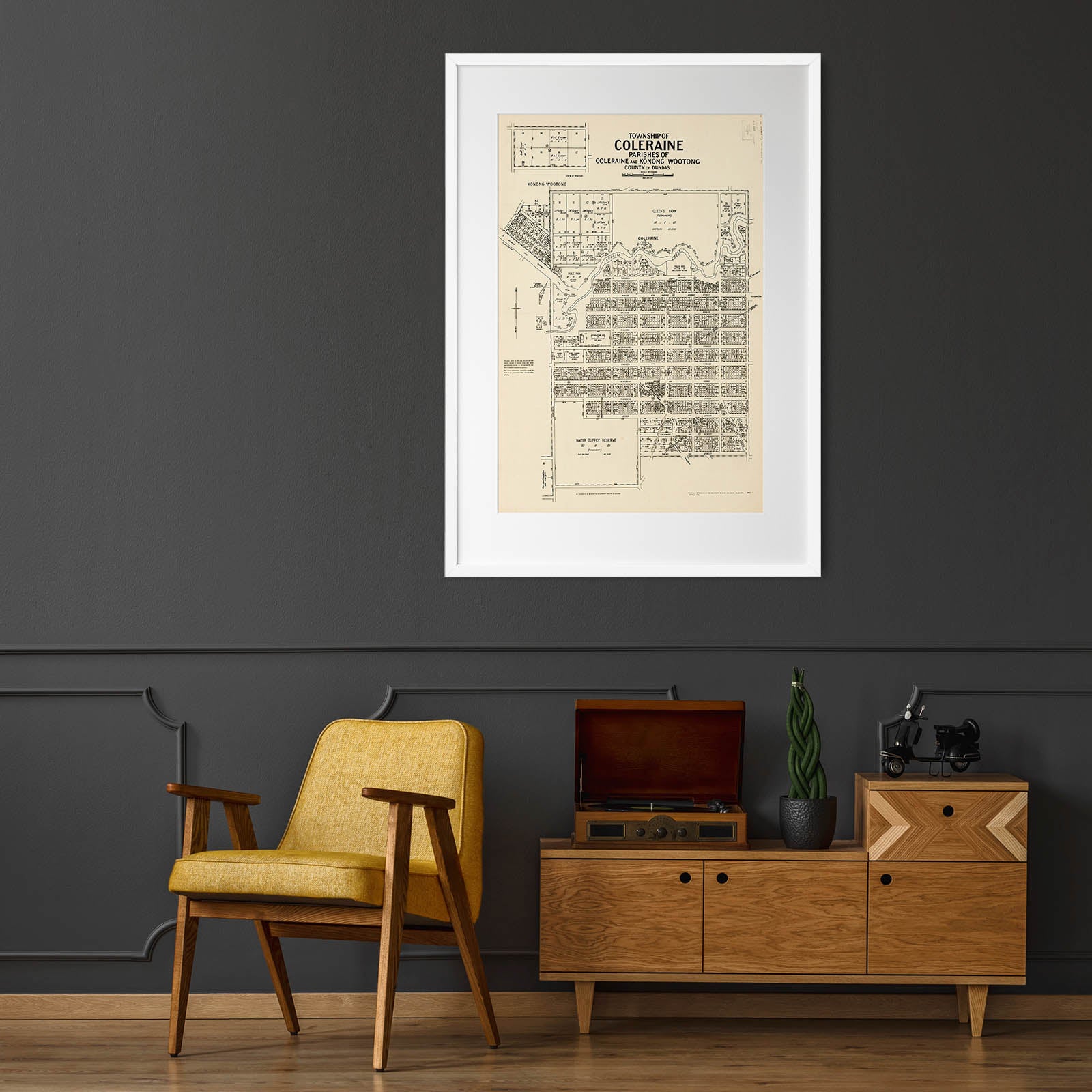 Coleraine, Victoria Australia Vintage Map #4 (1955) – Vintage Maps