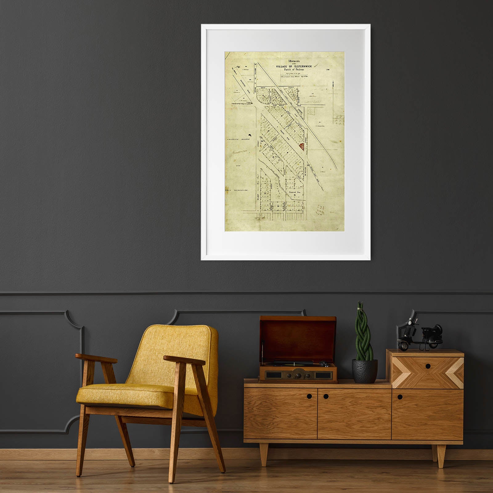 Hughesdale, Victoria Australia Vintage Map #1 (1860) – Vintage Maps