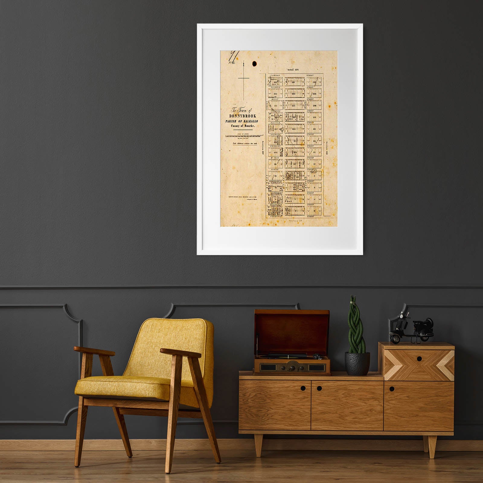 Donnybrook, Victoria Australia Vintage Map #2 (1855) – Vintage Maps