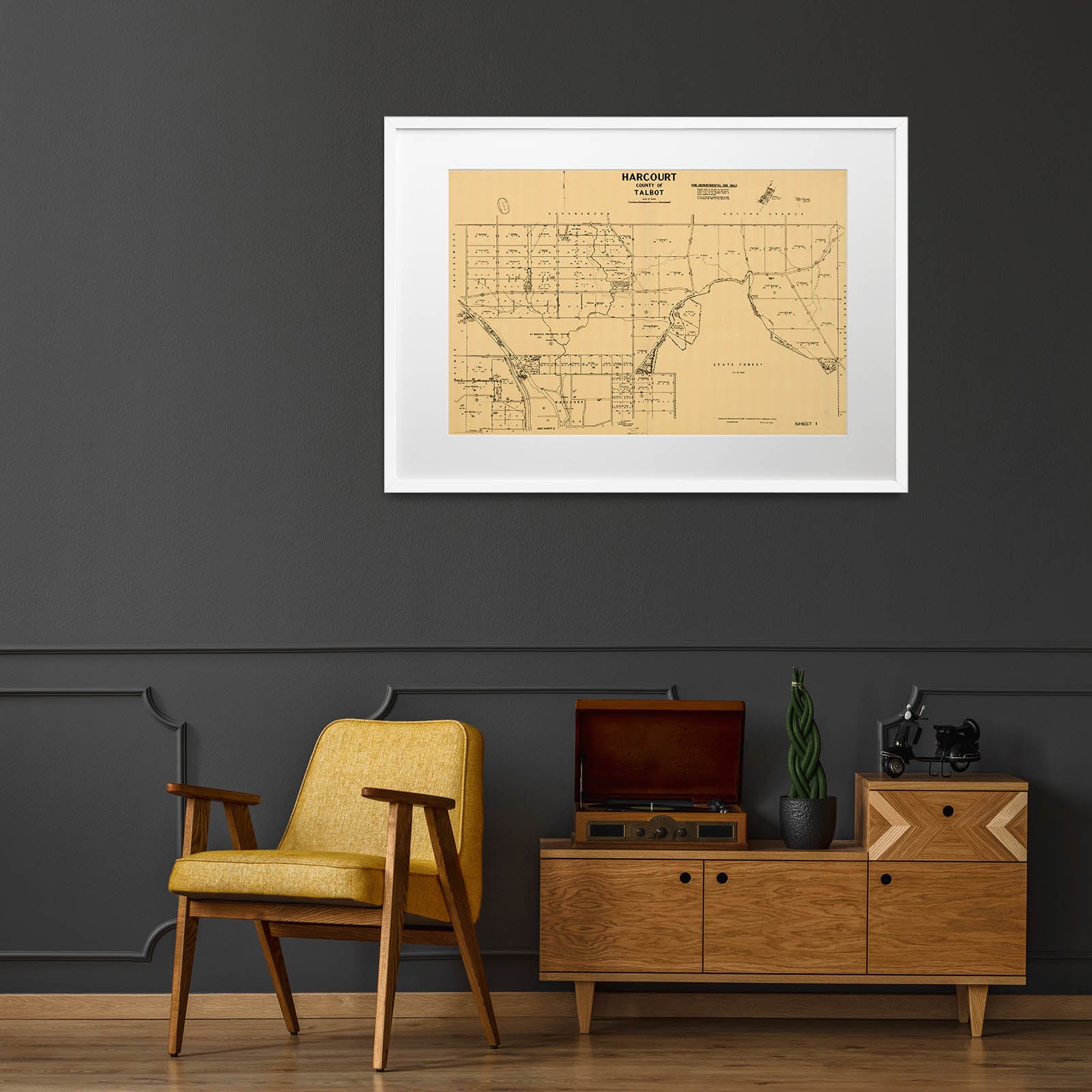 Harcourt, Victoria Australia Vintage Map #8a (1951) – Vintage Maps