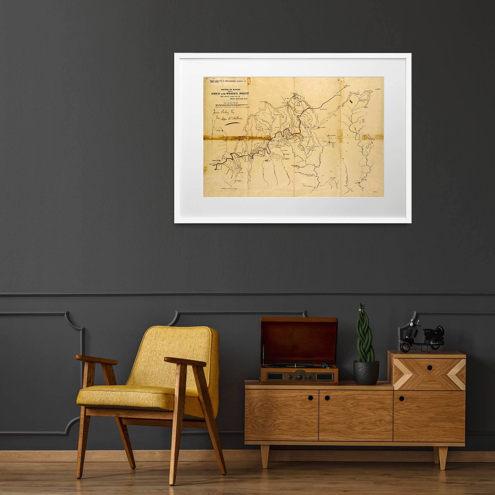 Omeo, Victoria Australia Vintage Map #4 (1864) – Vintage Maps