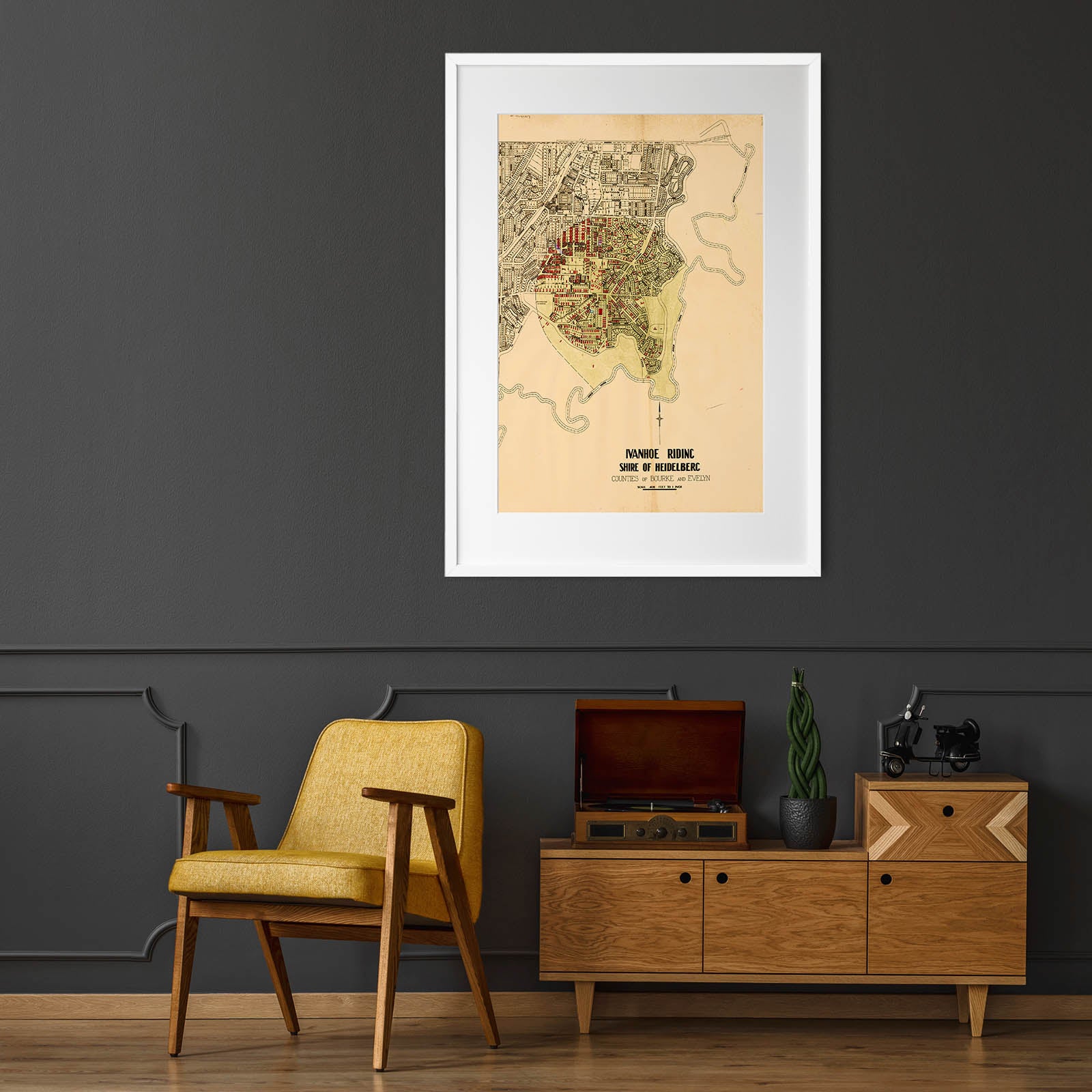 Ivanhoe, Victoria Australia Vintage Map #4 (195-?) – Vintage Maps