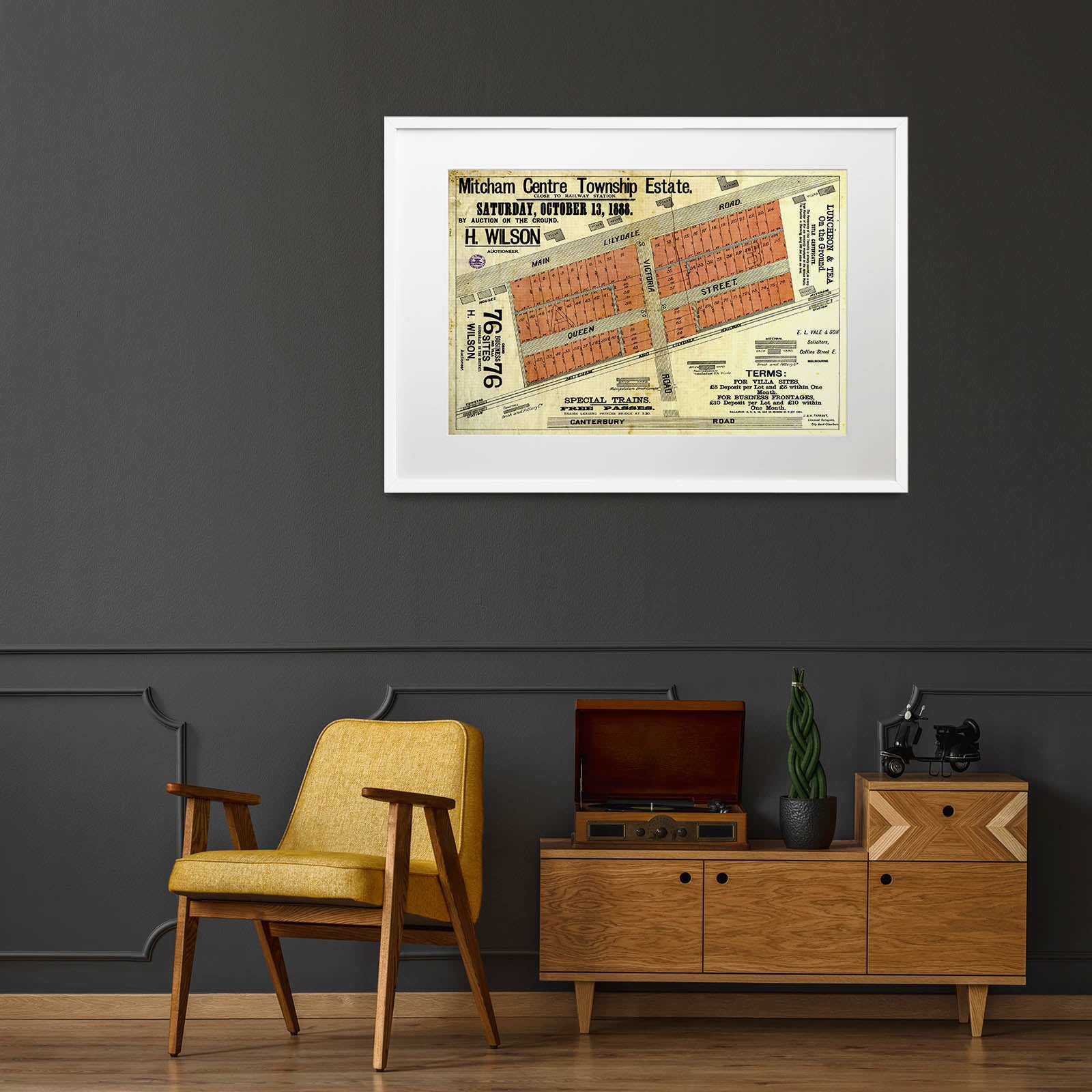 Mitcham, Victoria Australia Vintage Map #8 (1888) – Vintage Maps