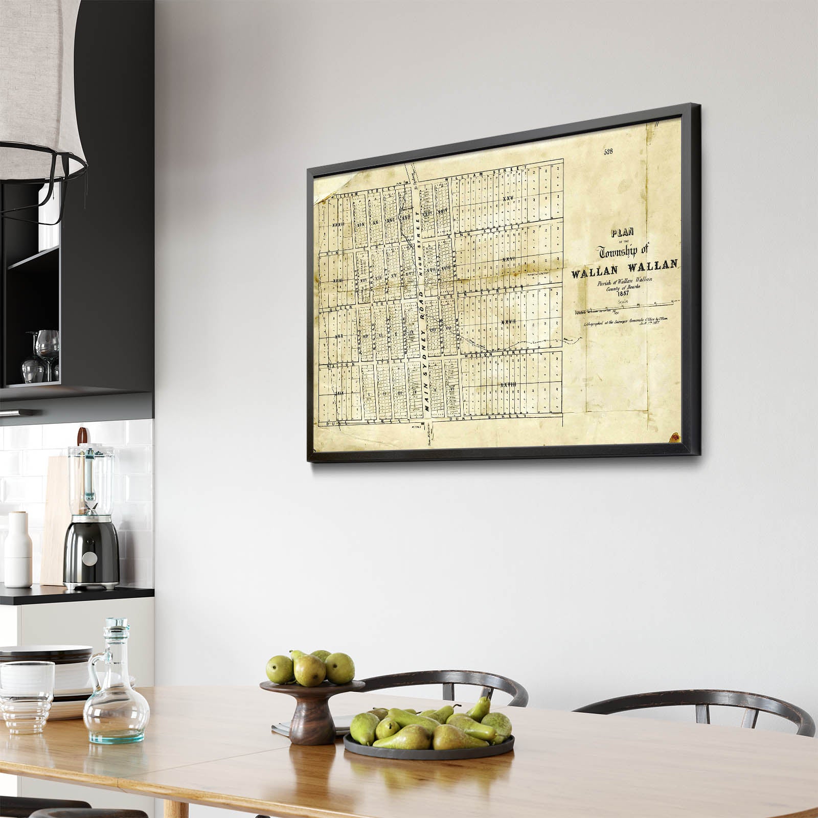 Wallan, Victoria Australia Vintage Map #8 (1857) – Vintage Maps