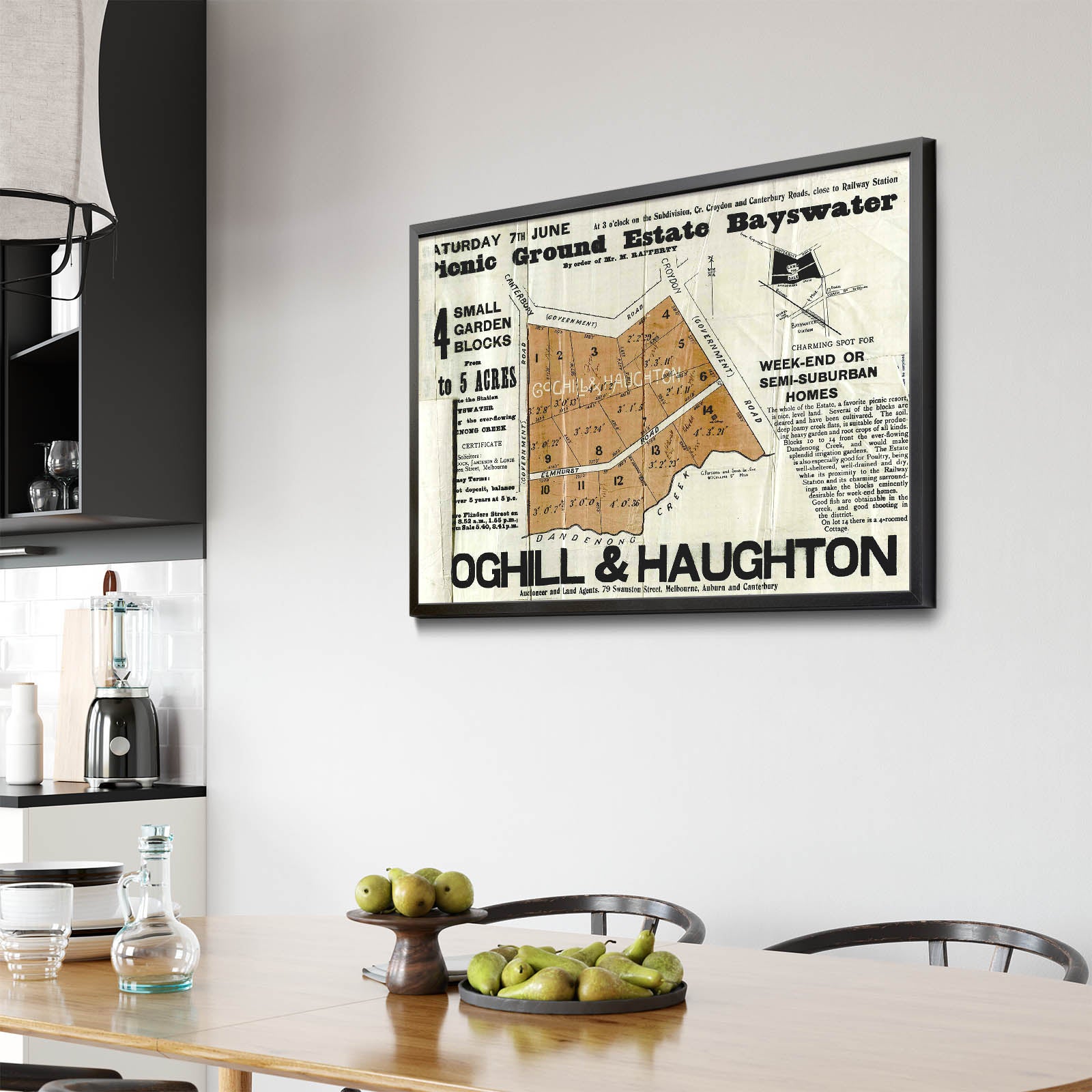 Bayswater, Victoria Australia Vintage Map #3 (189-?) – Vintage Maps