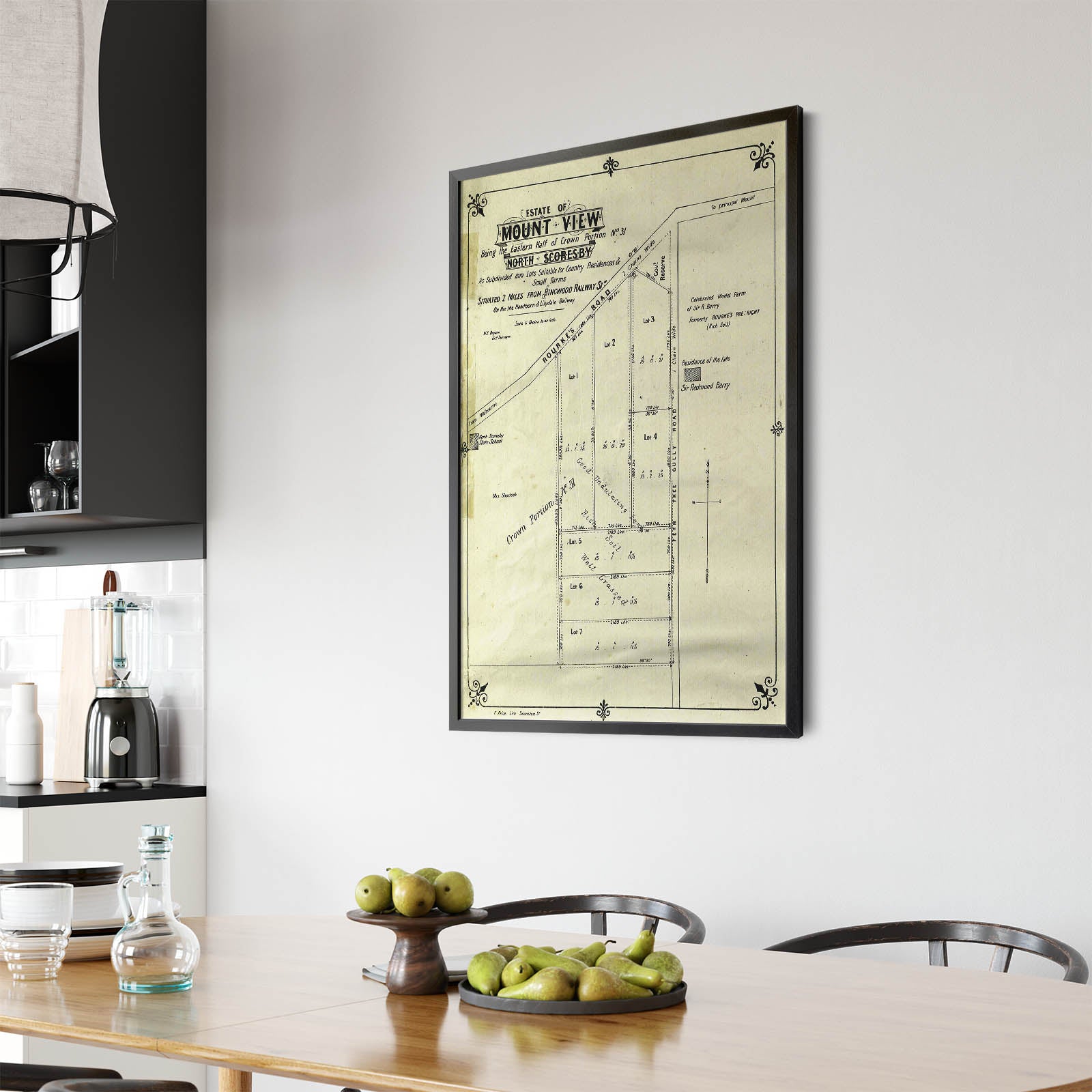Scoresby, Victoria Australia Vintage Map #5 (185-?) – Vintage Maps