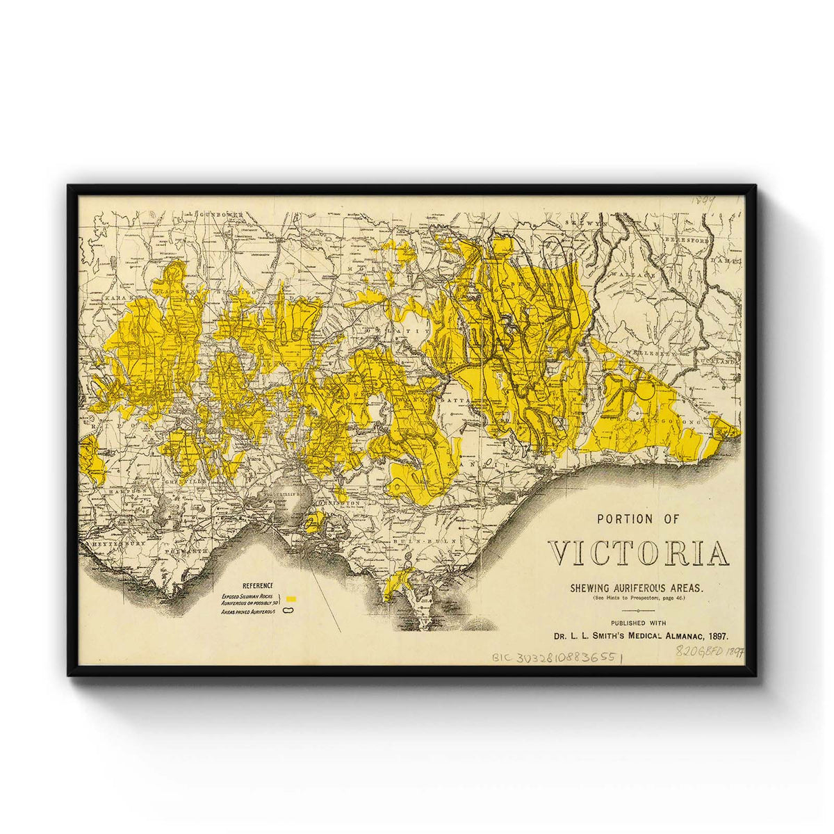 Map of Victoria, Australia #31 (1897) – Vintage Maps