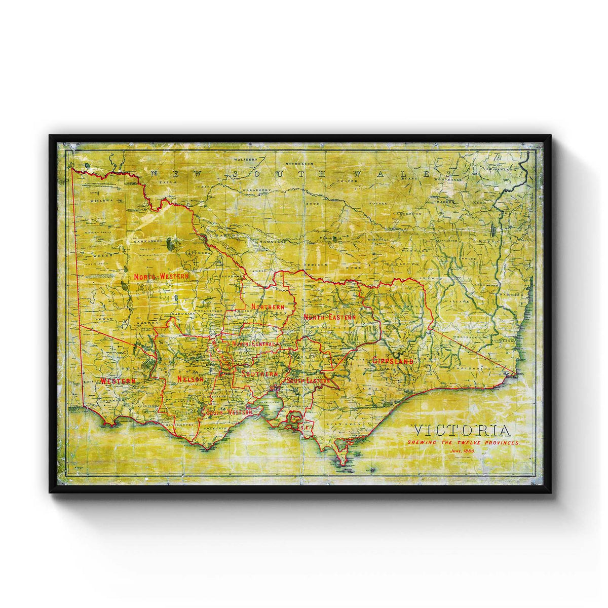 Map of Victoria, Australia #49 (1880) – Vintage Maps