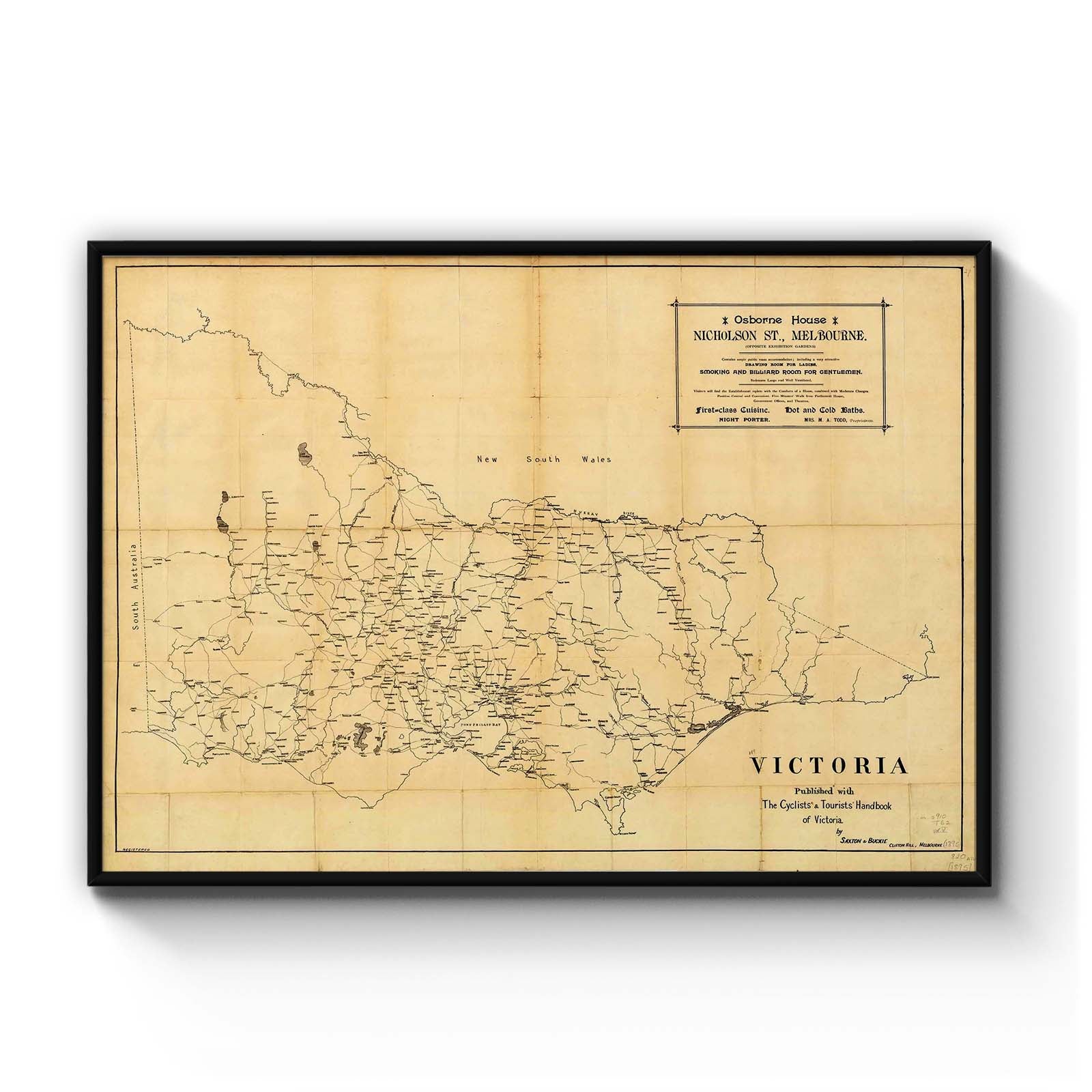 Map of Victoria, Australia #34 (1895) – Vintage Maps