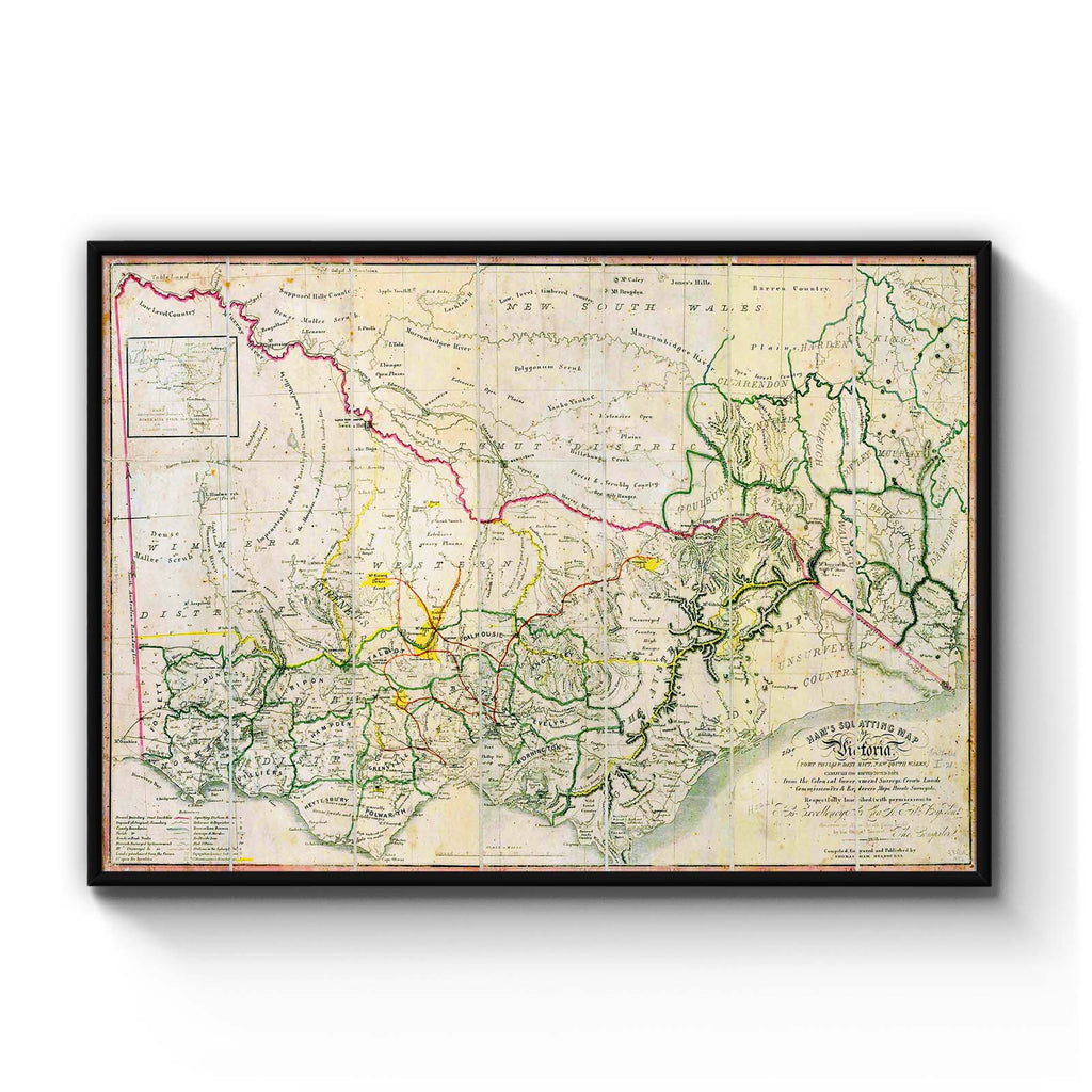 Vintage Maps of Victoria