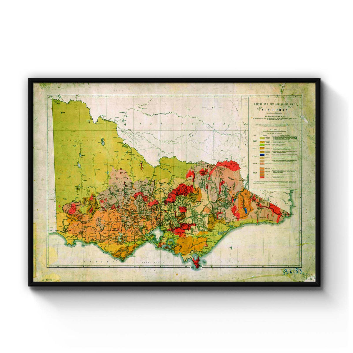 Map of Victoria, Australia #60 (1873) – Vintage Maps
