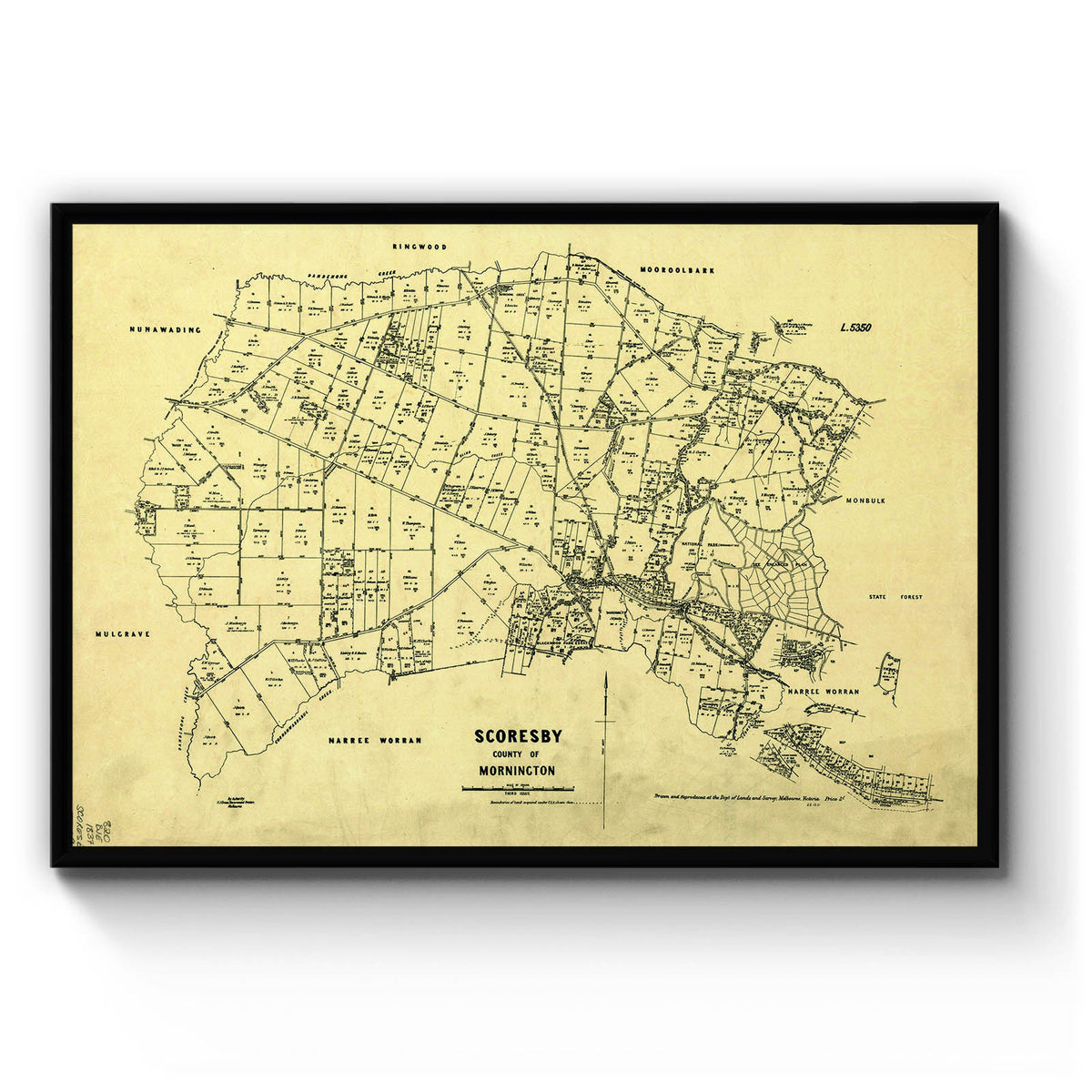 Scoresby, Victoria Australia Vintage Map #8 (1931) – Vintage Maps
