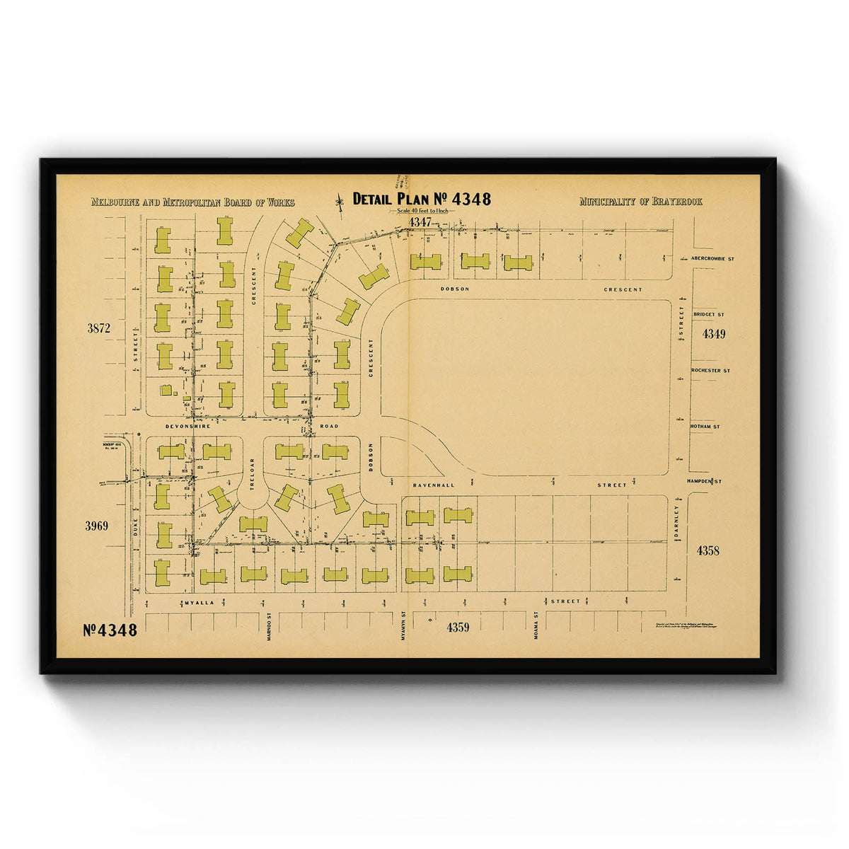 Maribyrnong, Victoria Australia Vintage Map #14 (1945) – Vintage Maps