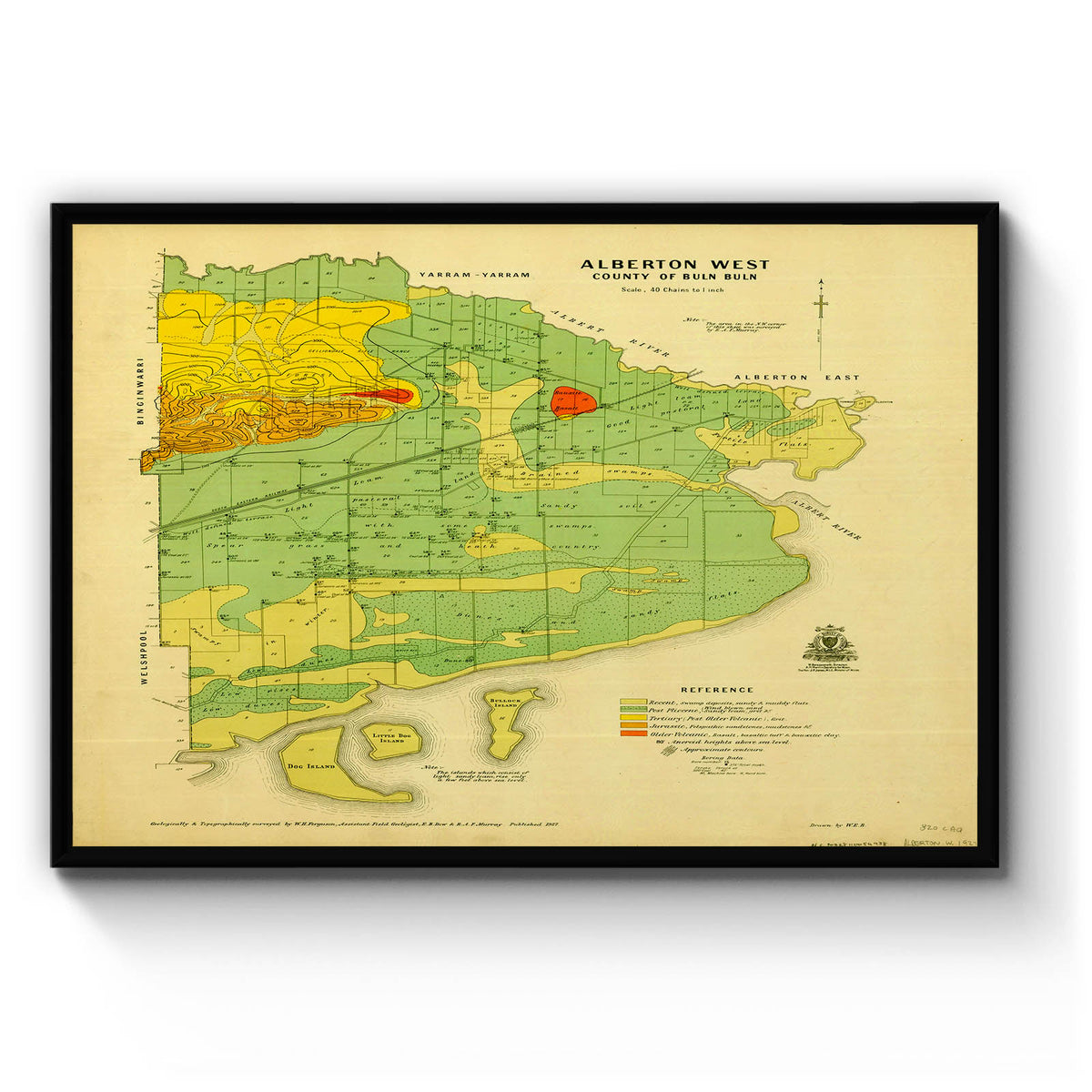Alberton, Victoria Australia Vintage Map #9 (1927) – Vintage Maps