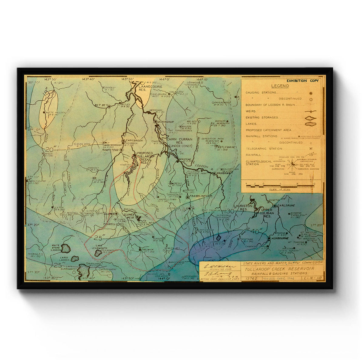 Clunes, Victoria Australia Vintage Map #7 (1946) – Vintage Maps