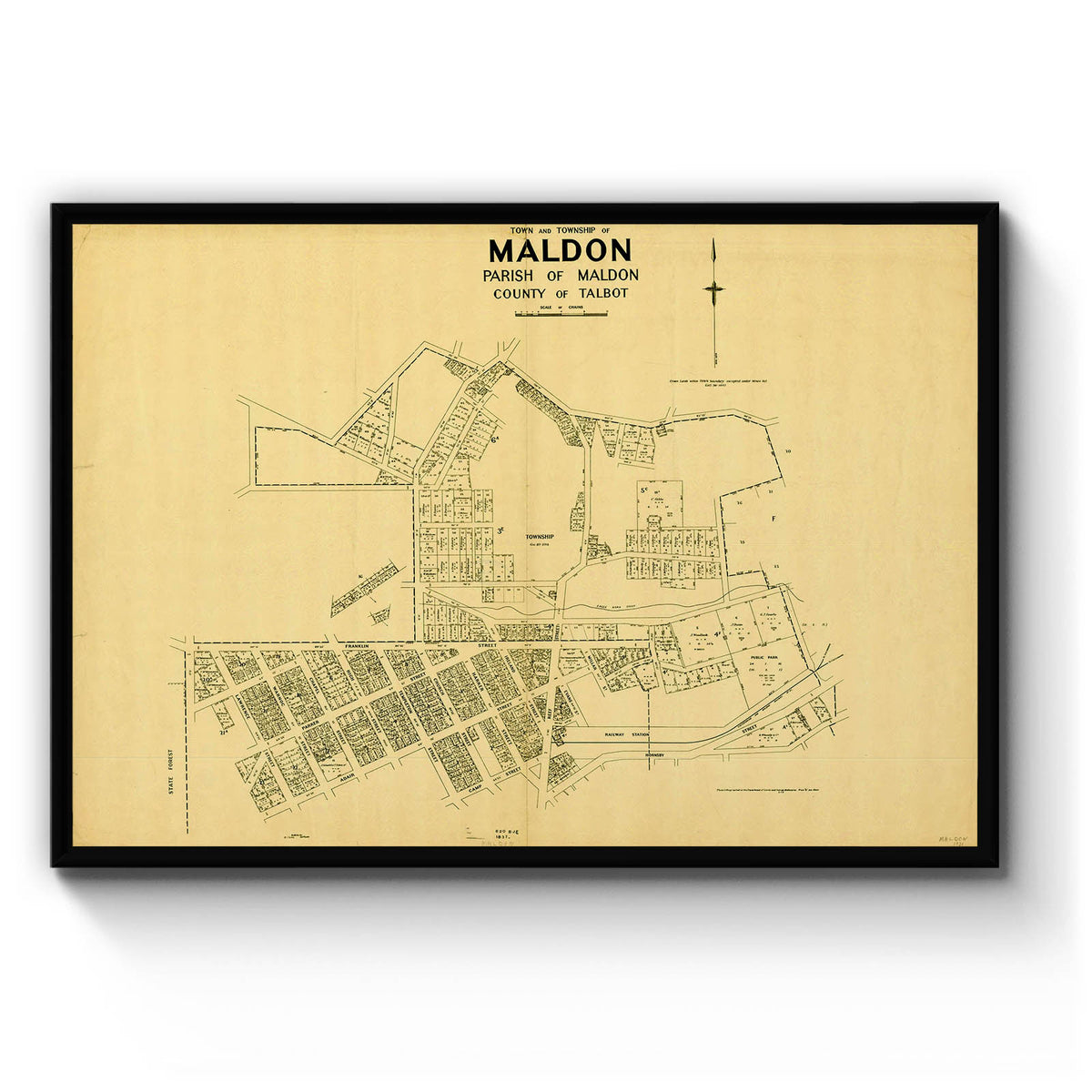 Maldon, Victoria Australia Vintage Map #11 (1931) – Vintage Maps