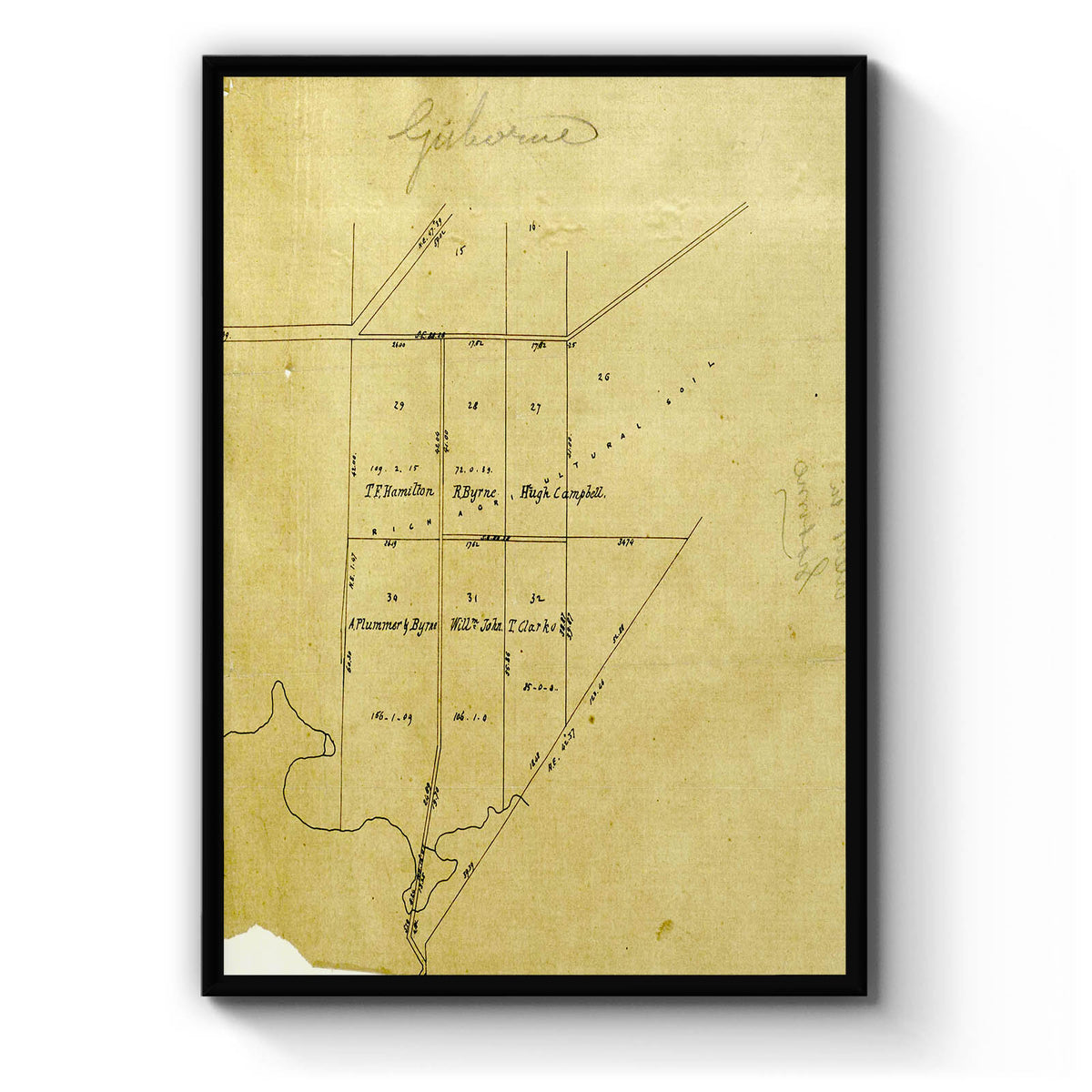 Gisborne, Victoria Australia Vintage Map #15 (184-?) – Vintage Maps