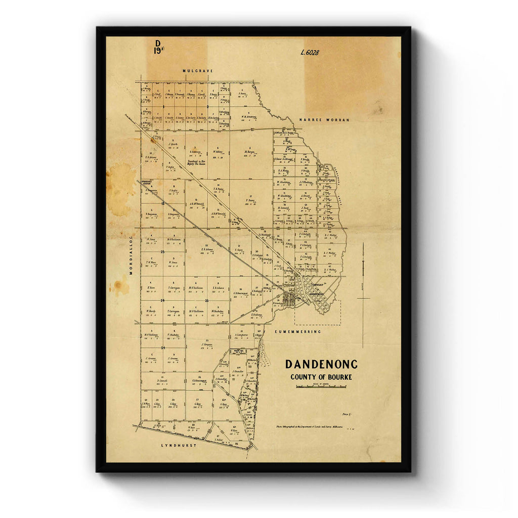 Springvale, Victoria Vintage Maps