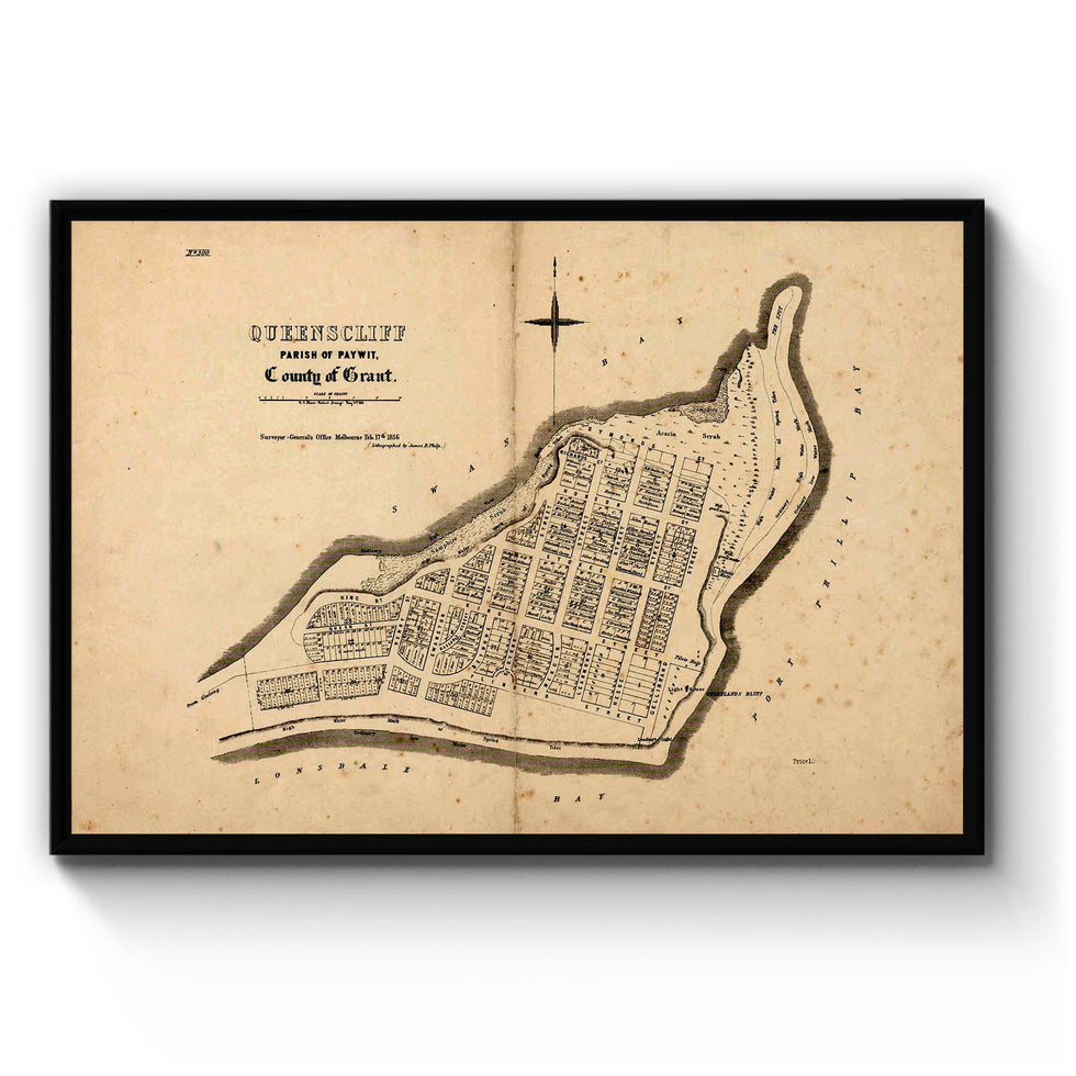 Queenscliff, Victoria Vintage Maps