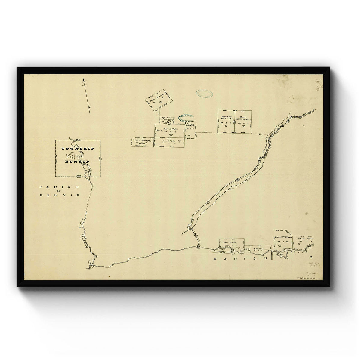 Bunyip, Victoria Australia Vintage Map #1 (18--?) – Vintage Maps